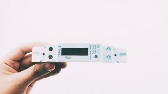 127V/230V 5(30)A single phase two wire din rail active kwh meter with pulse output